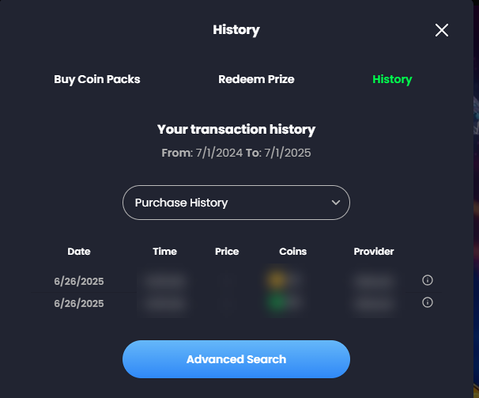 How can I check my transaction history? – Splash Coins